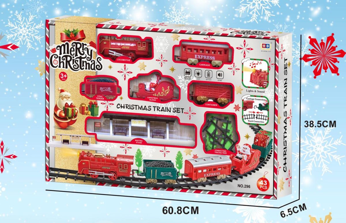 Juletog med Lys og Musikk 43 Deler - NorskeNettbutikker.no